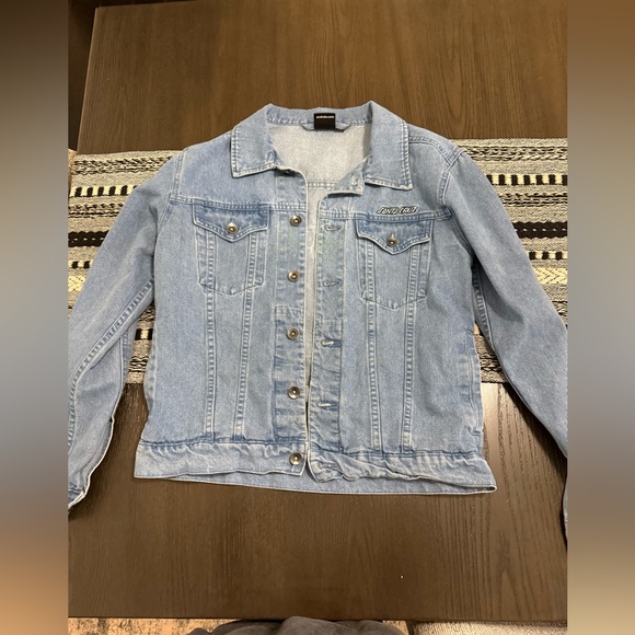 Santa Cruz Skateboards | Jackets & Coats | Santa Cruz Denim Jacket Size ...
